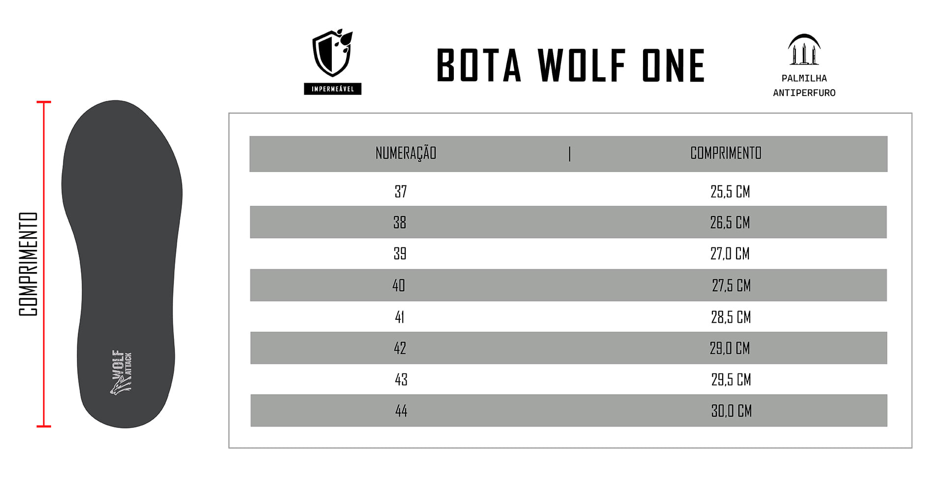 Bota Wolf Full Black One